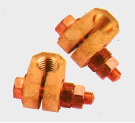 Suitable for connecting earth rods with cable lugs